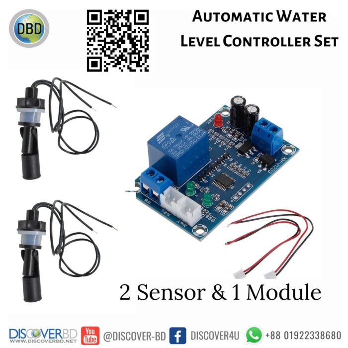 Water Level Controller Set with Floating Sensor » DiscoverBD