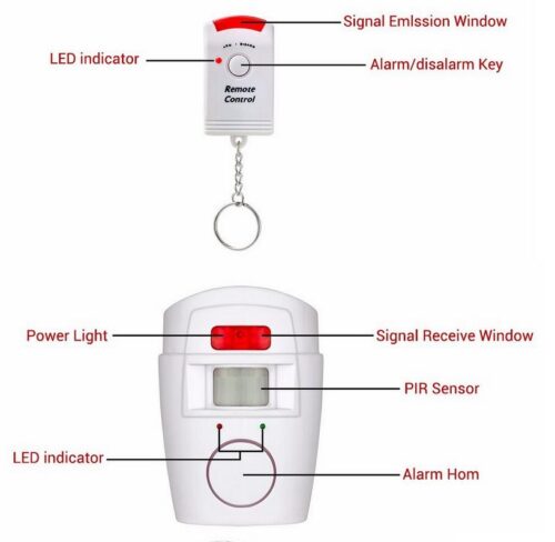 PIR Motion Burglar Alarm » DiscoverBD